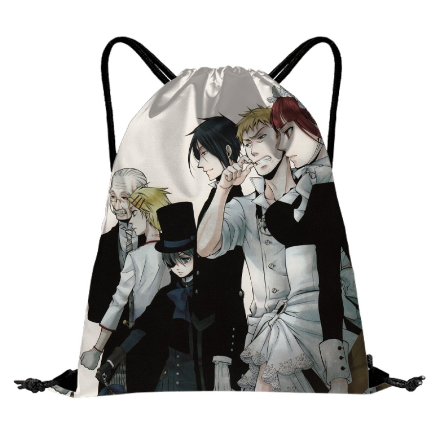 Anime Sack bag Sackpack Drawstring - Black Butler