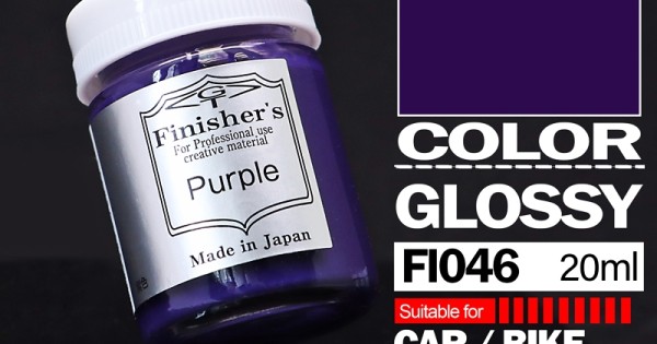 Finisher's Lacquer Paint Blue / Purple series Color - Purple