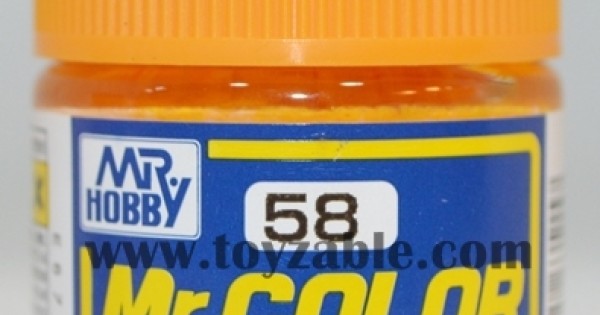 Mr.Hobby Mr.Color C-58 Semi Gloss Orange Yellow